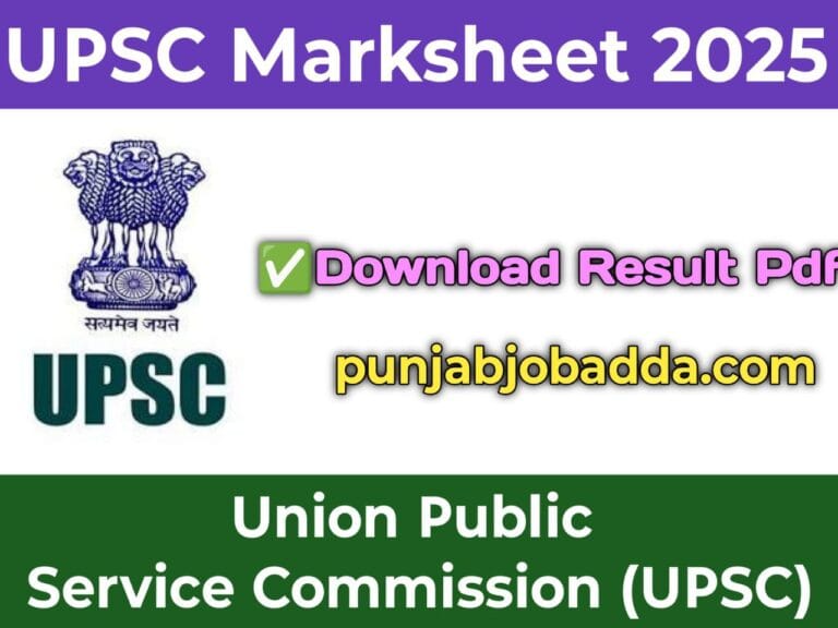 UPSC Marksheet 2025: Check Merit List, Download PDF, important dates ...