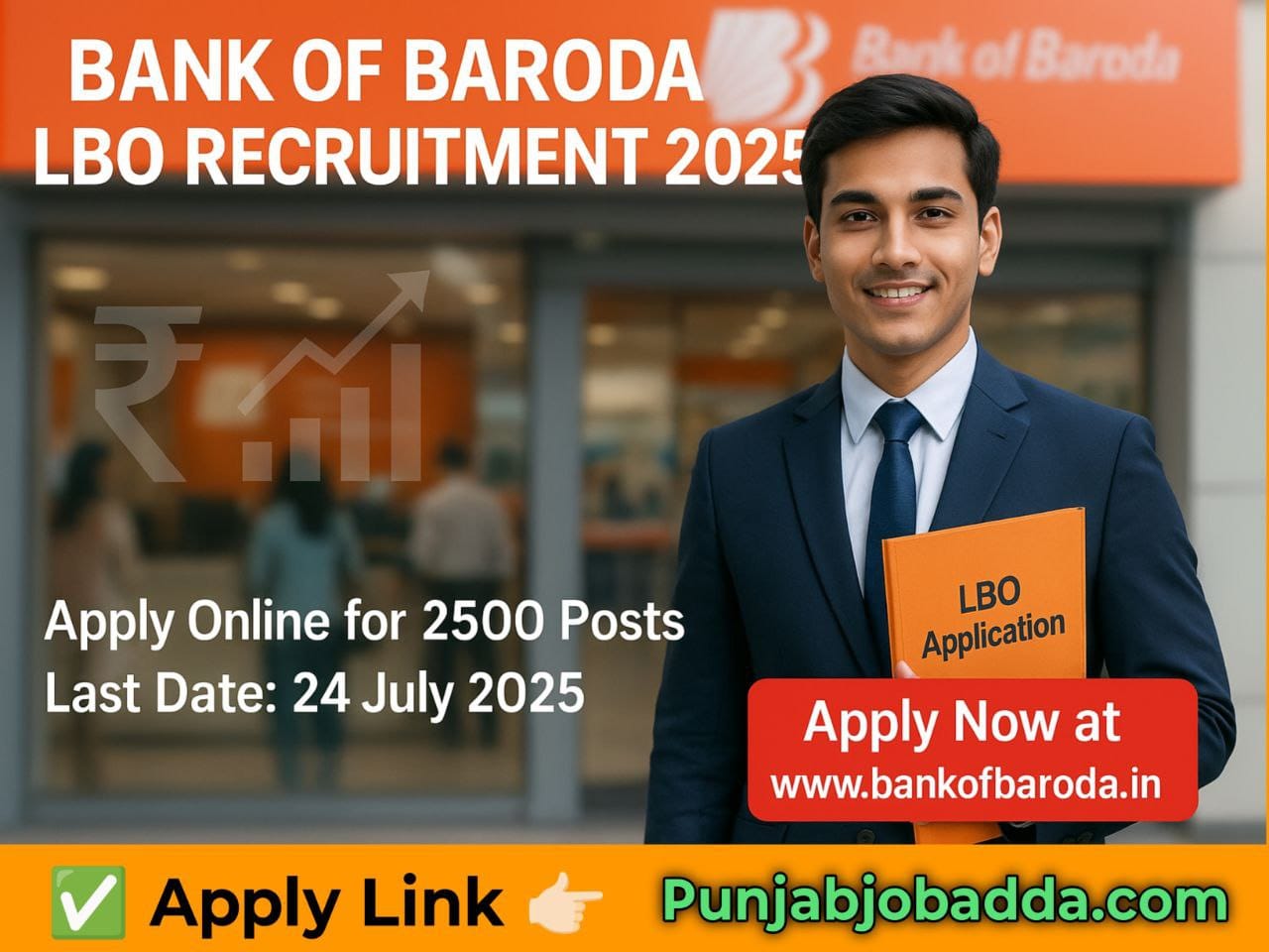 Bank of Baroda LBO Recruitment 2025 Apply Online for 2500 job Posts ...
