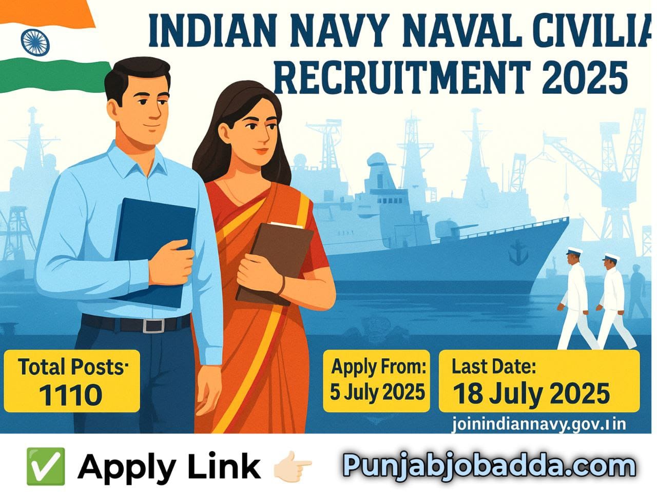 Indian Navy Naval Civilian Recruitment 2025 - INCET 01/2025 ...