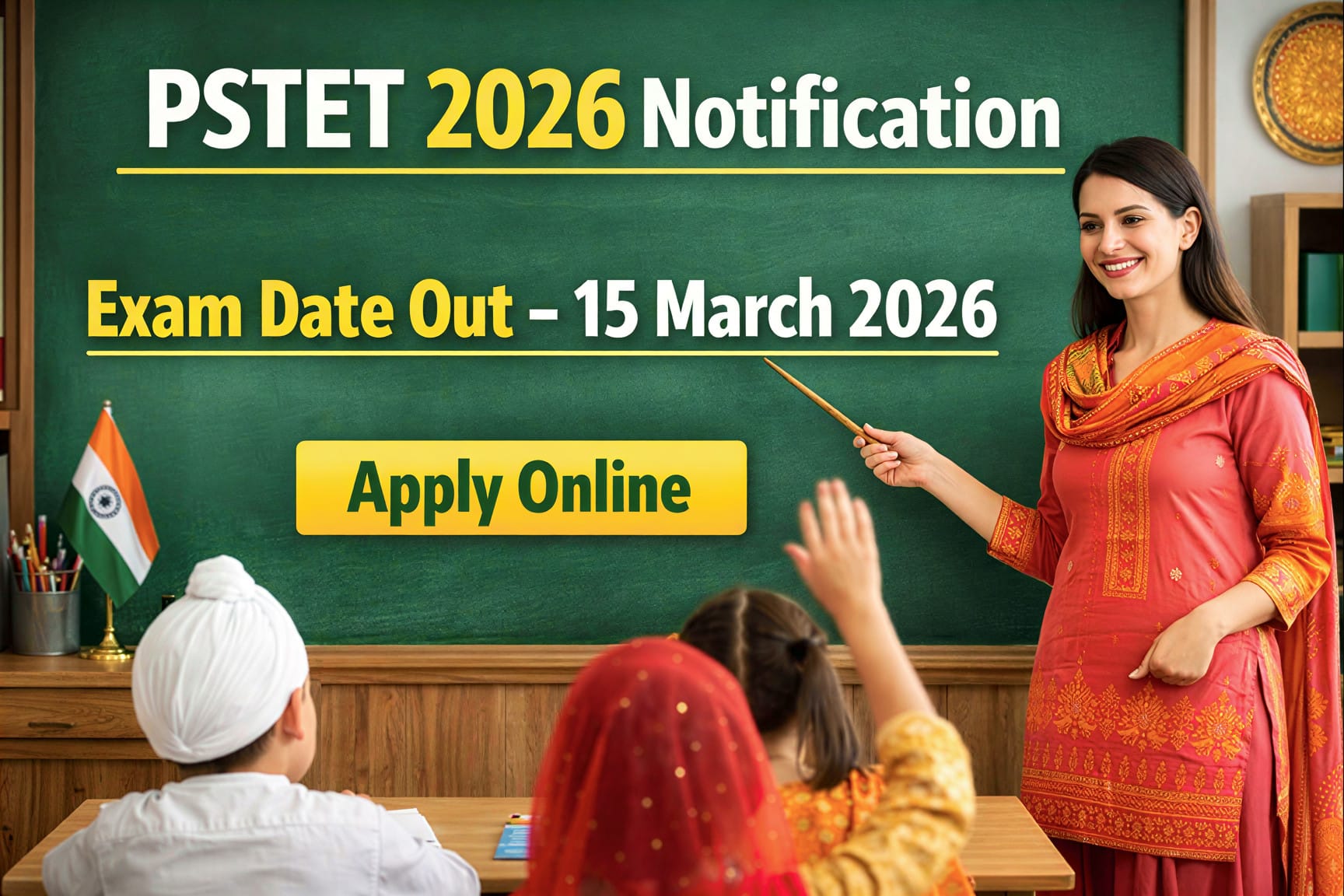 PSTET 2026 Notification, Exam Date (Out), Check Eligibility, Important ...