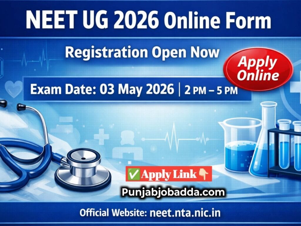 NTA NEET UG 2026 Apply Online – Registration, Eligibility, Exam Pattern ...